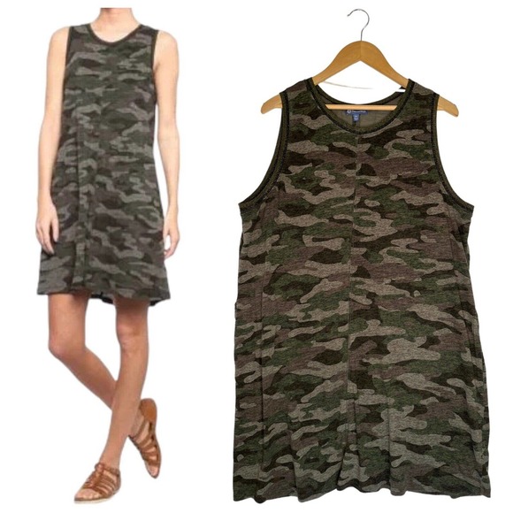 Democracy | Dresses | Democracy Womens 2x Camouflage Swing Tank ...